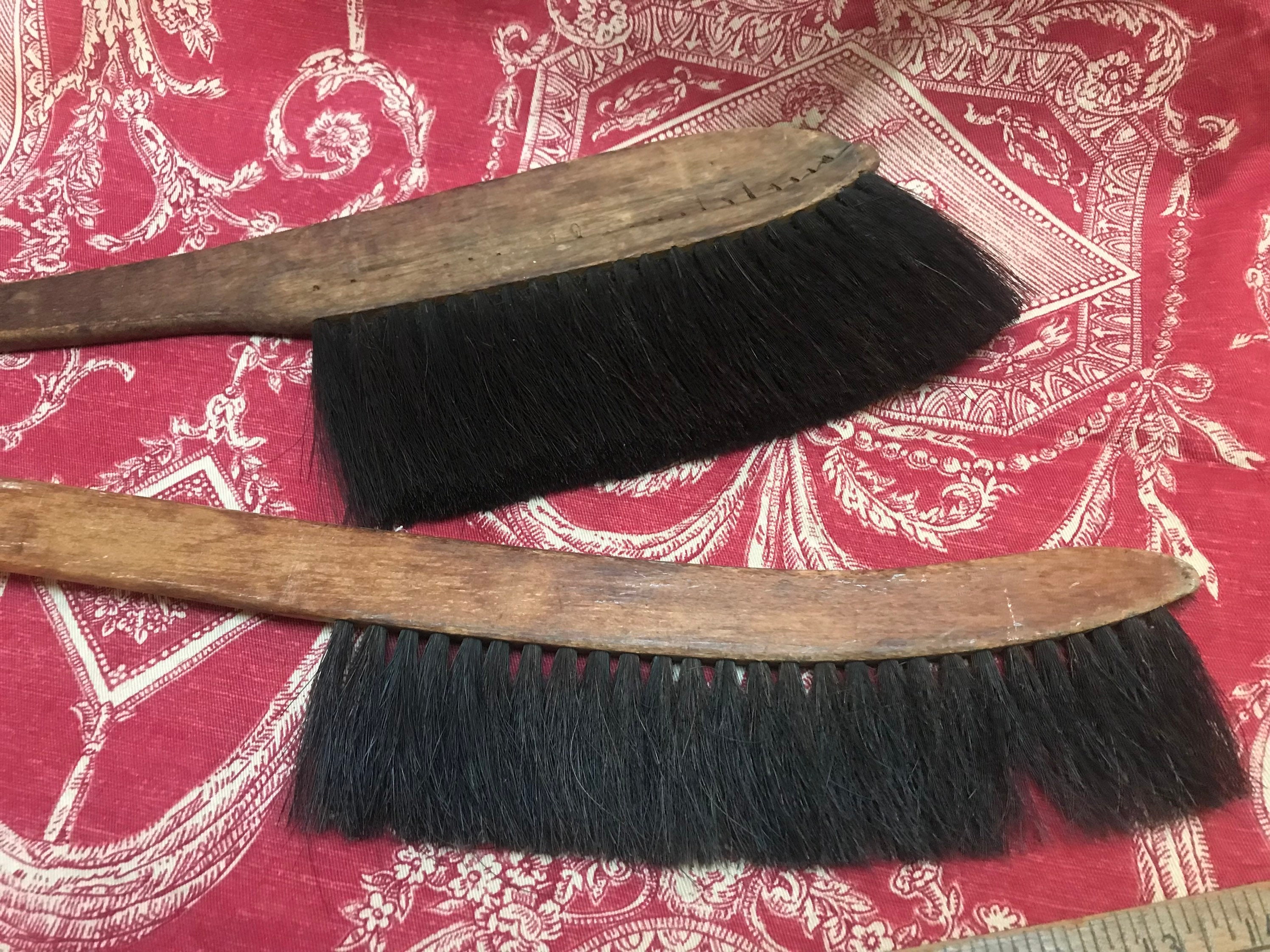 1900's Drafting Table Brushes, Set of 2, 25" L, Natural Bristle ...