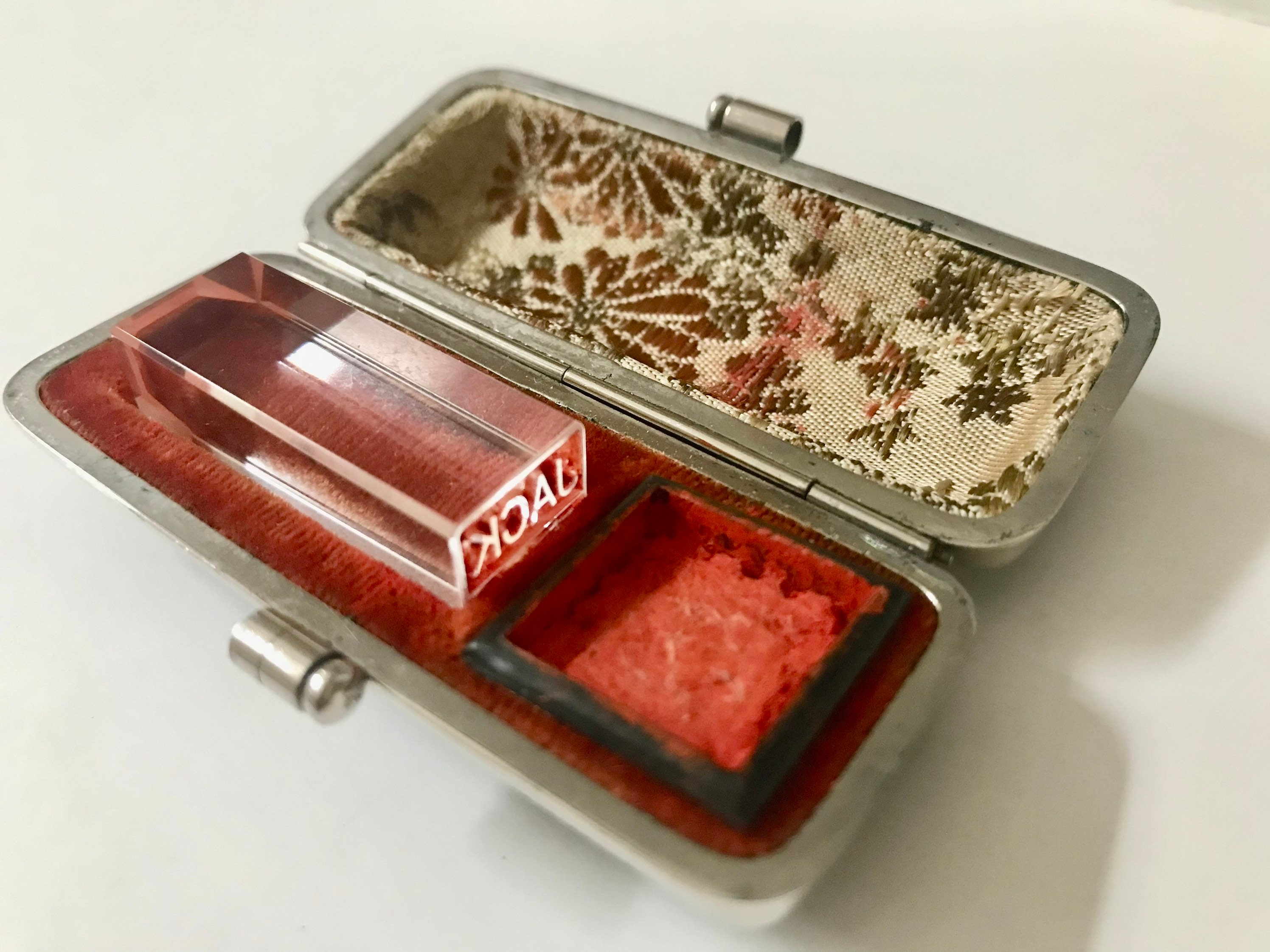 Vintage Hanko, Seal of 'JACK', Japanese Signature Seal, Red Ink Block ...