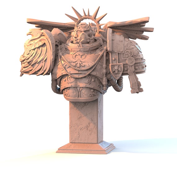 ROBERT GILMAN W40k Space Marine Primarch Bust 3d Druck | Etsy