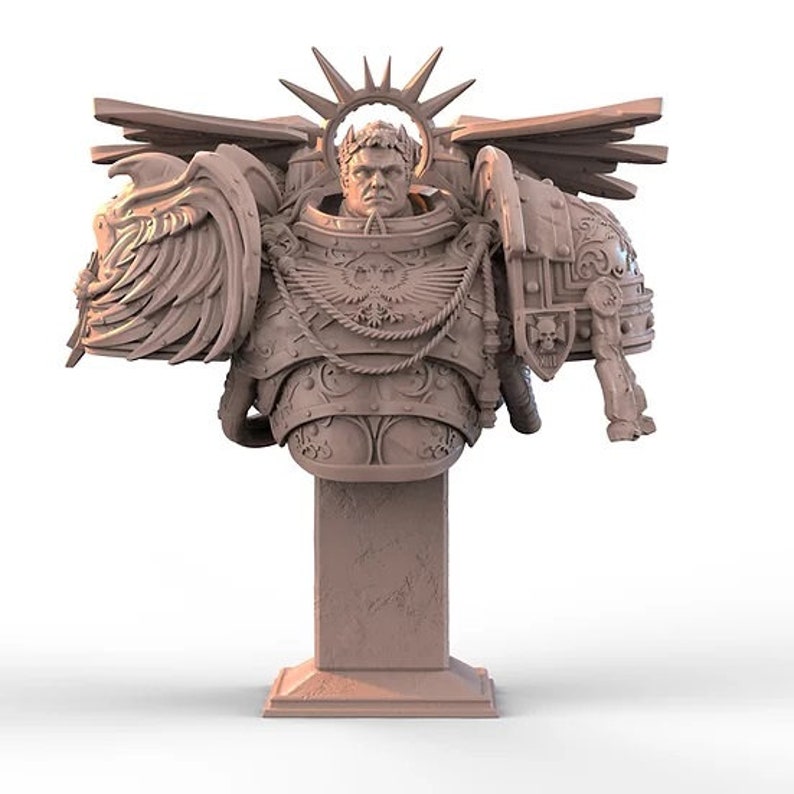 ROBERT GILMAN, W40k, Space Marine, Primarch, Bust, 3d Druck, Resin ...
