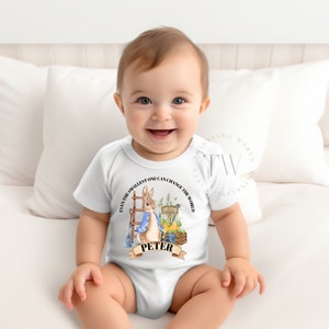 Personalized Peter Rabbit Toddler Shirt, Custom Name Baby Suit ...