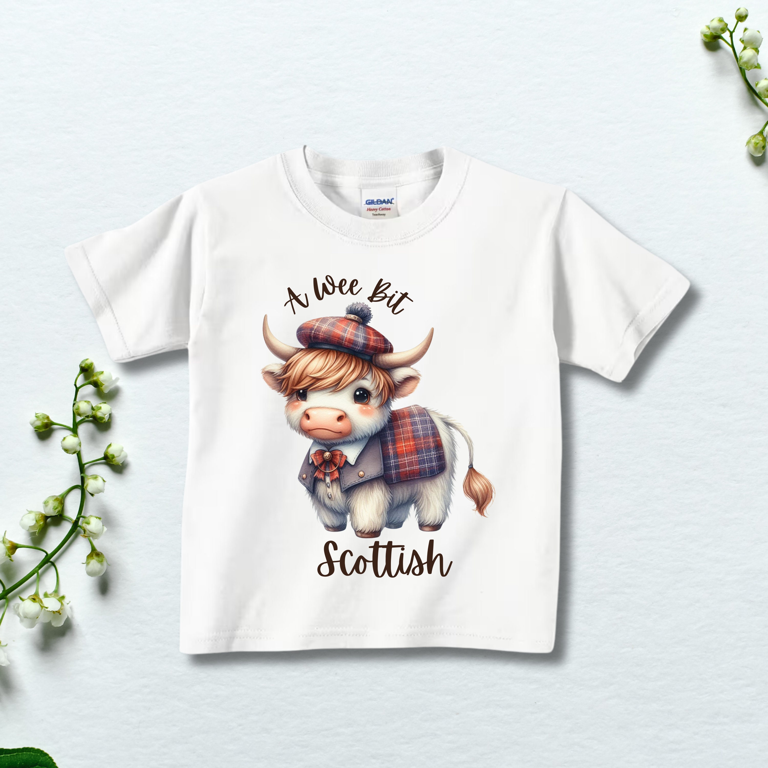 Scottish Highland Cow Baby Onesie - Tartan Outfit (ONESIES® Brand) - Etsy