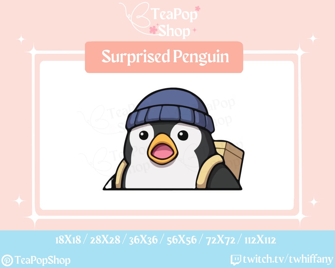 Surprised Penguin Valorant Spray | Valorant Meme Penguin for Twitch and ...