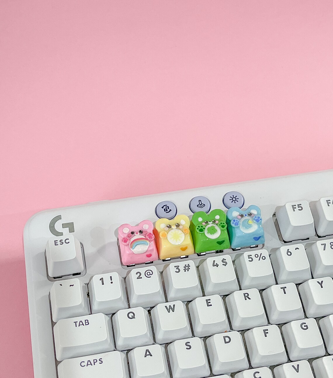 Bears Keycap Artisan Handmade Bear Keycap for Mechanical Keyboards or ...