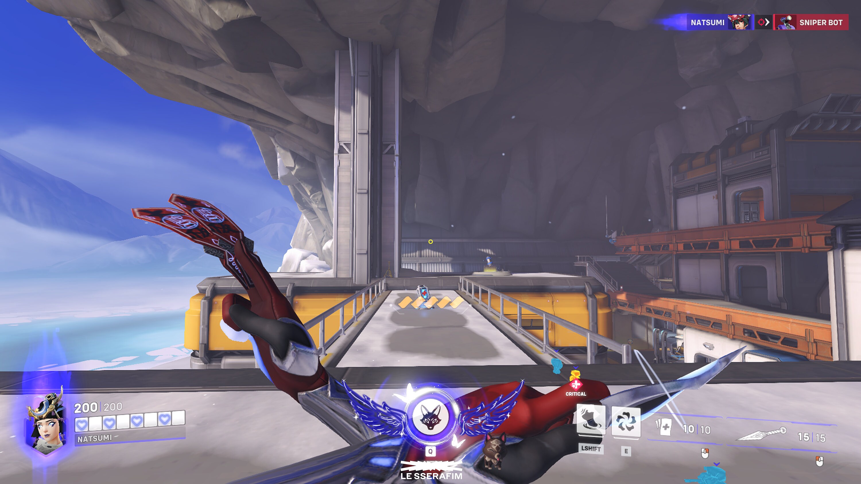 Le Sserafim KPOP Collab With Overwatch Stream Overlay Screen Kiriko DVA ...