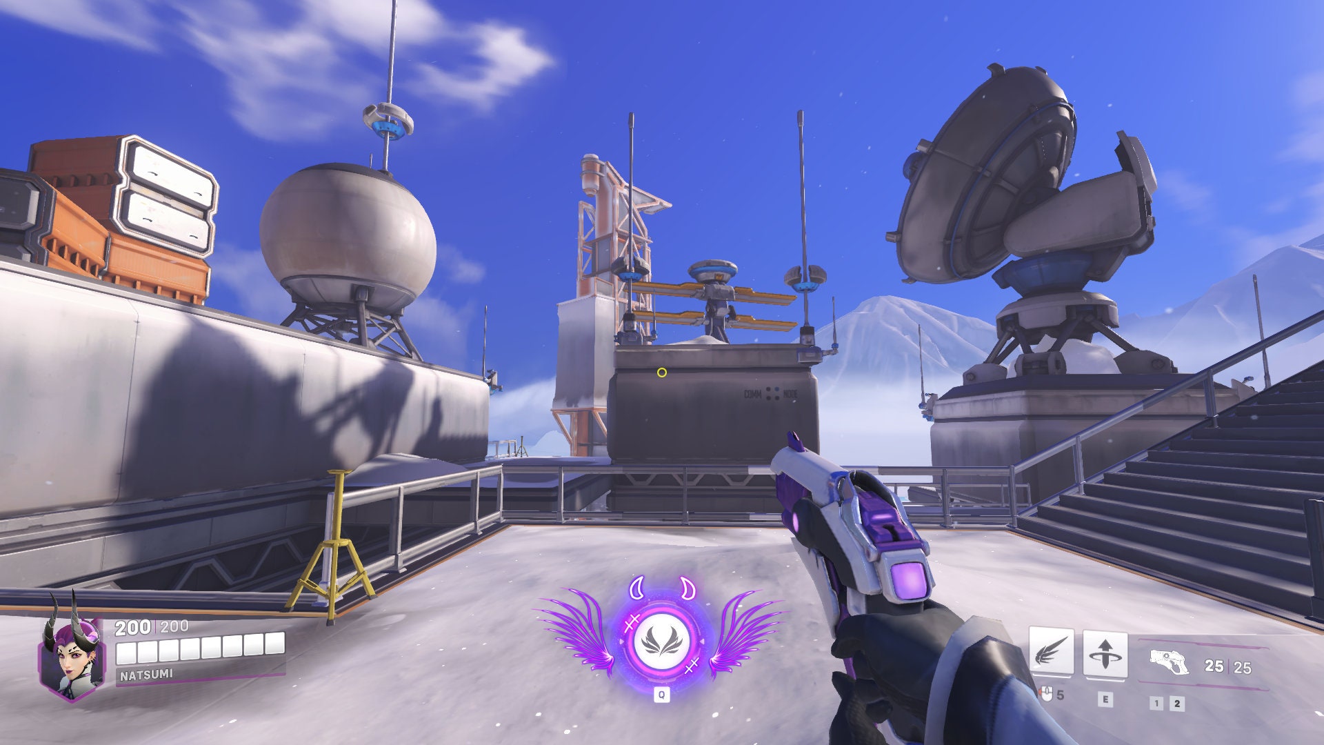 Purple Imp Overwatch Overlay Customizable Twitch Overlay Purple Mercy ...