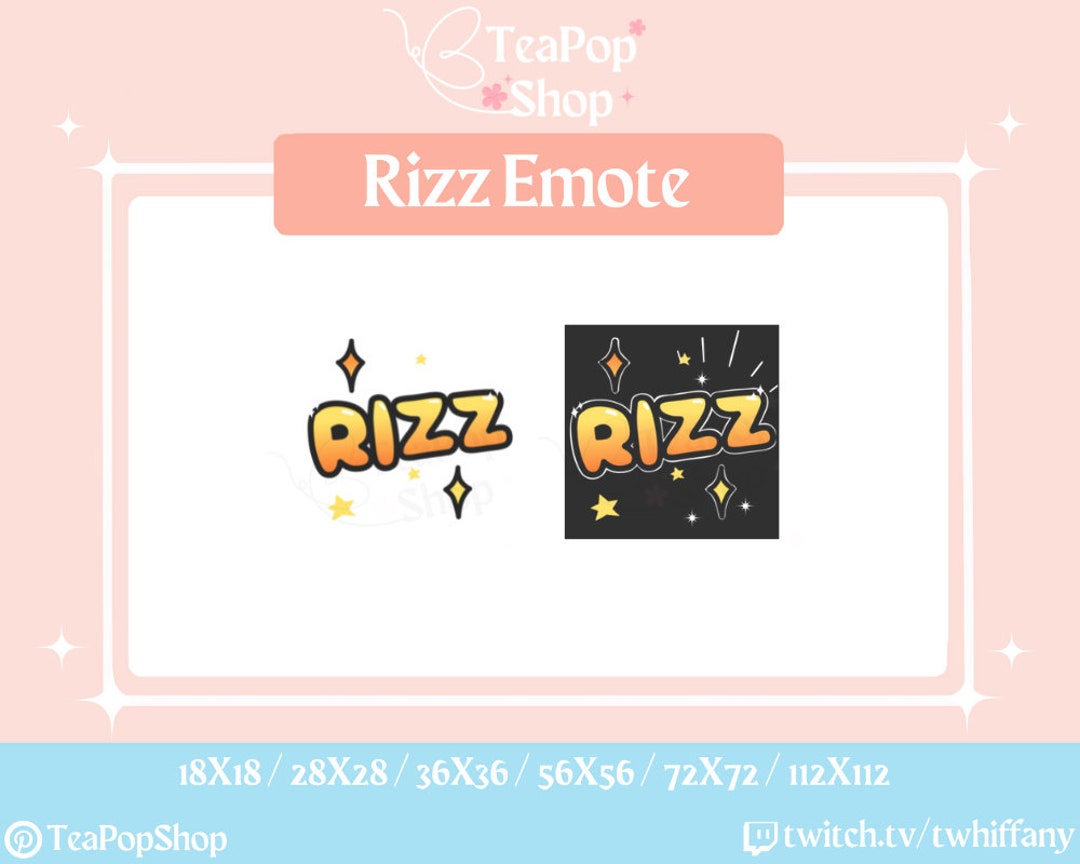 Rizz Emote Rizz Raid Emote Electric Rizz Emote for - Etsy