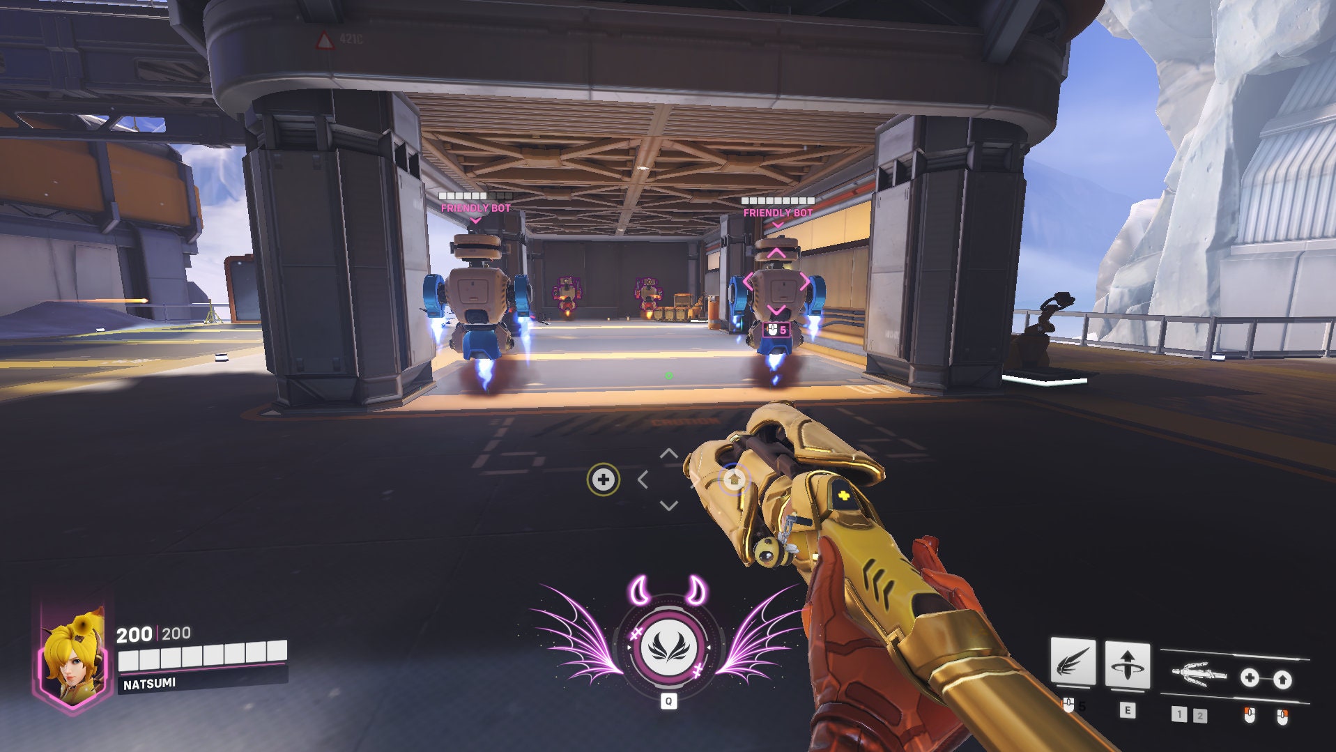 Pink Imp Devil Wings Overwatch Overlay Customizable Twitch Overlay Pink ...