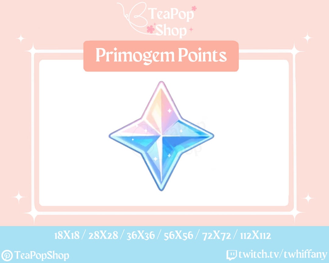 Buy Primogems Cute Genshin Impact Primogems Channel Point / Emotes ...