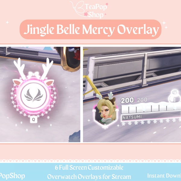 Reindeer Overlay - Etsy