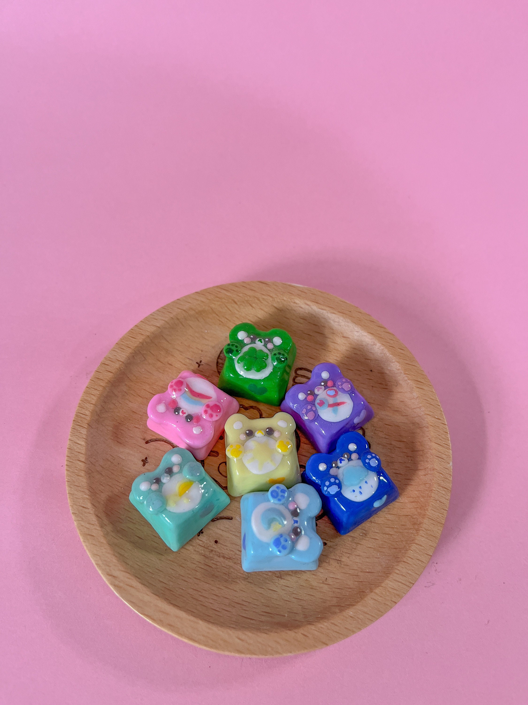 Bears Keycap Artisan Handmade Bear Keycap for Mechanical Keyboards or ...