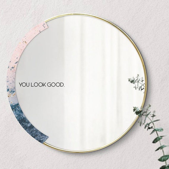 BODY POSITIVITY Mirror Affirmation Decal Vinyl Stickers - Etsy