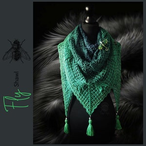 Fly Shawl Crochet Pattern - Etsy