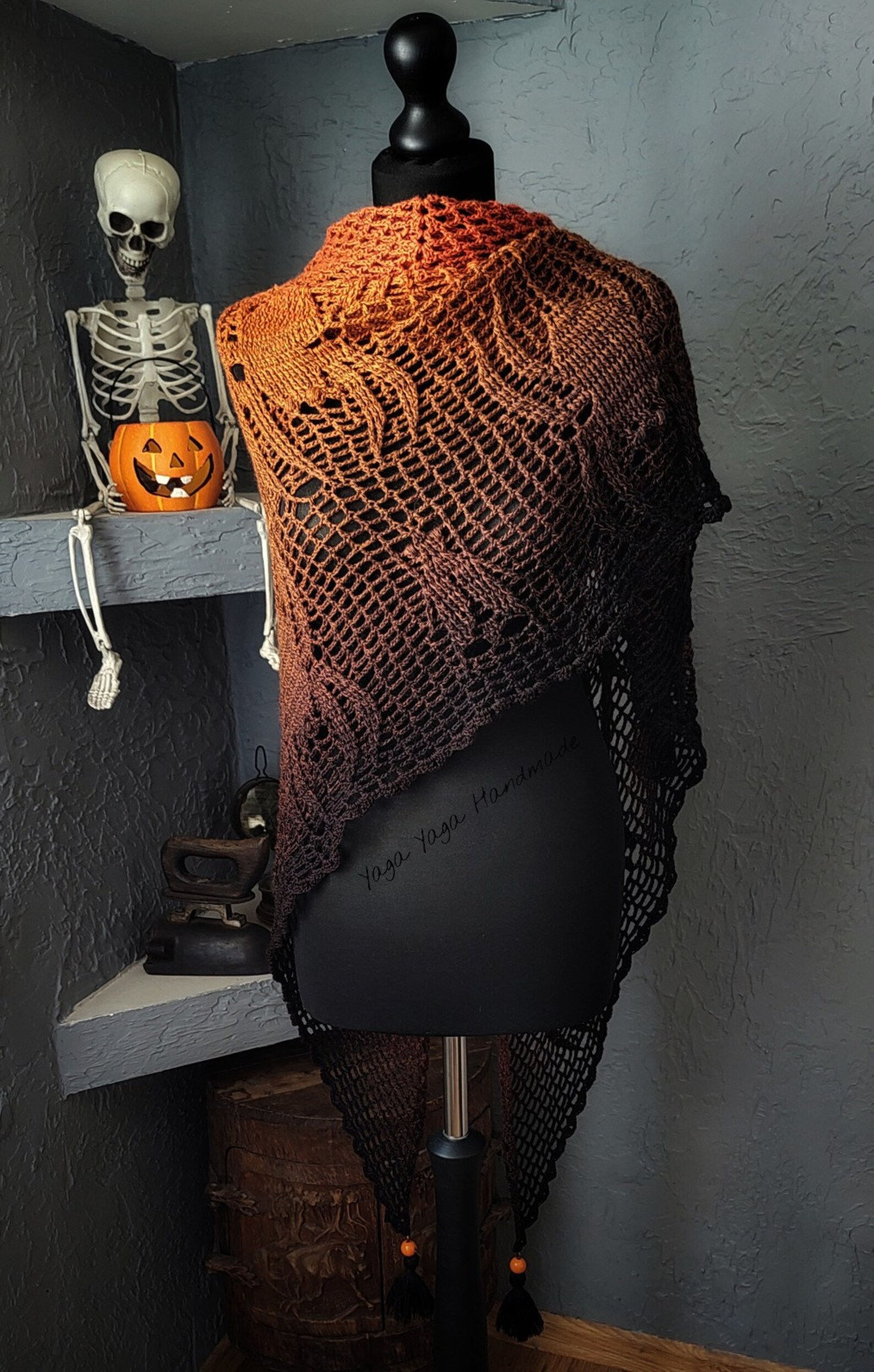 Spider Shawl Spider Shawl Polish Version - Etsy