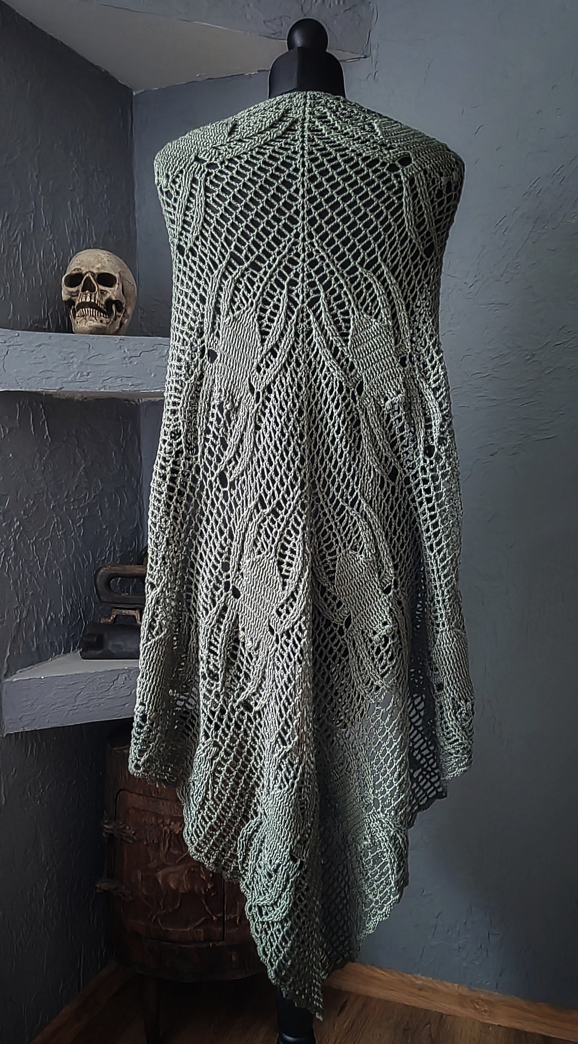 Spider Shawl Spider Shawl Polish Version - Etsy