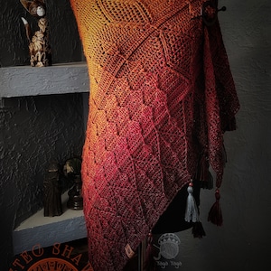 Aztec Shawl Crochet Chart - Etsy