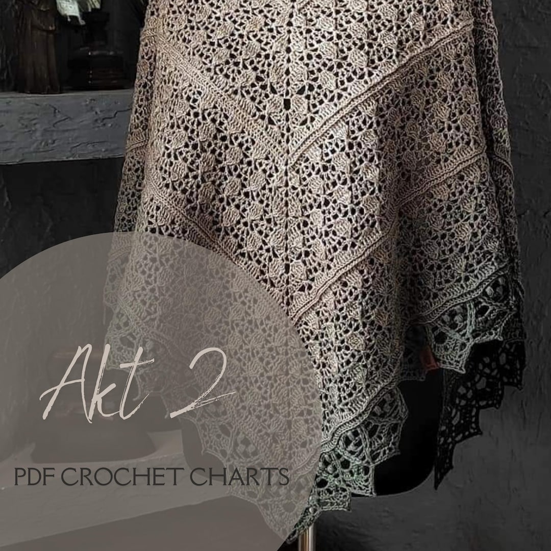 Opera AKT 2 Shawl PDF Crochet Pattern - Etsy