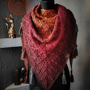 Aztec Shawl Crochet Chart - Etsy