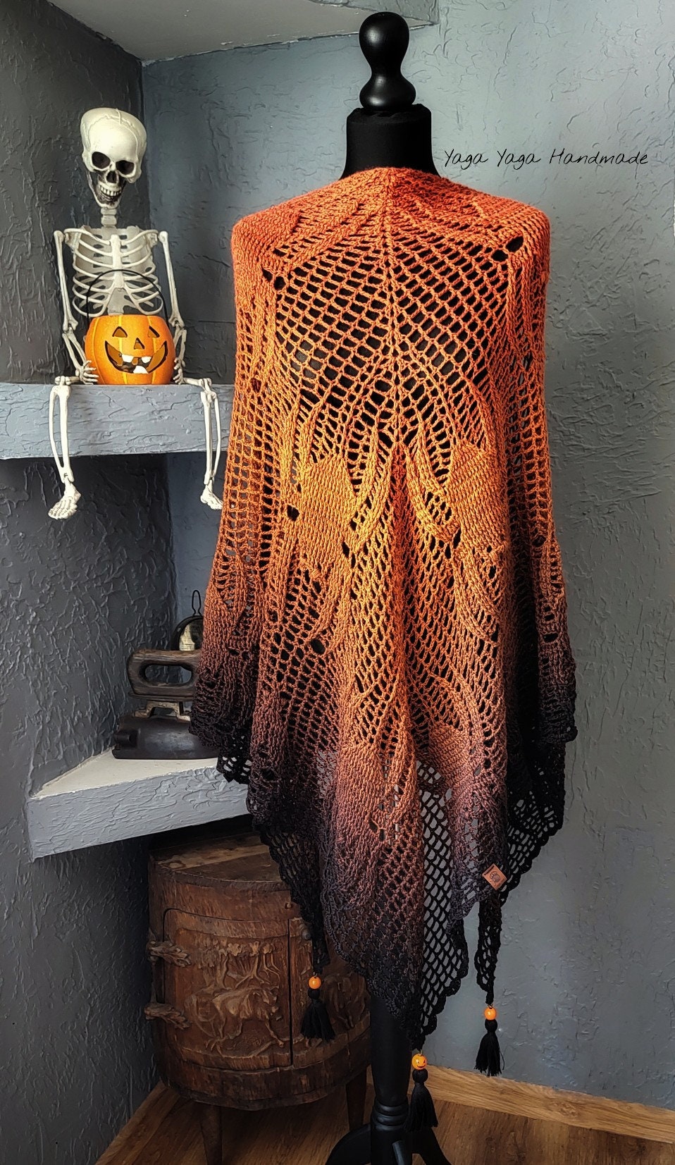 Spider Shawl Spider Shawl Polish Version - Etsy