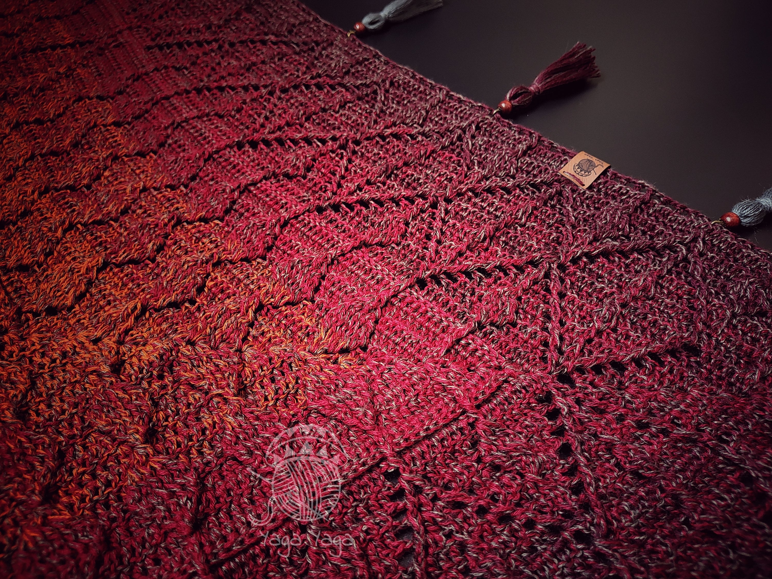 Aztec Shawl Crochet Chart - Etsy