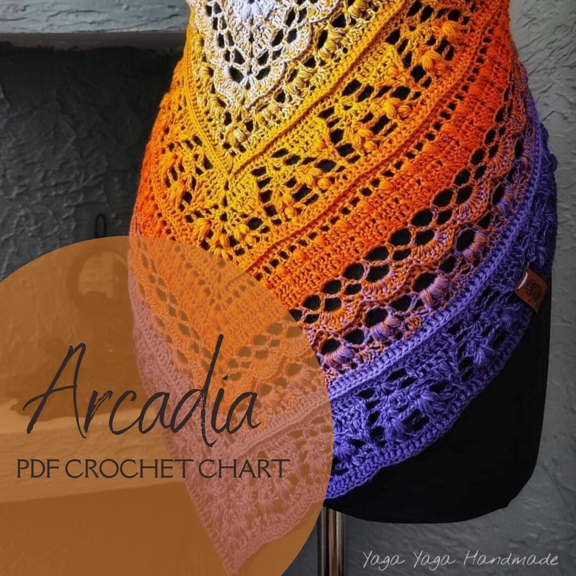 Arcadia Shawl PDF Crochet Pattern - Etsy