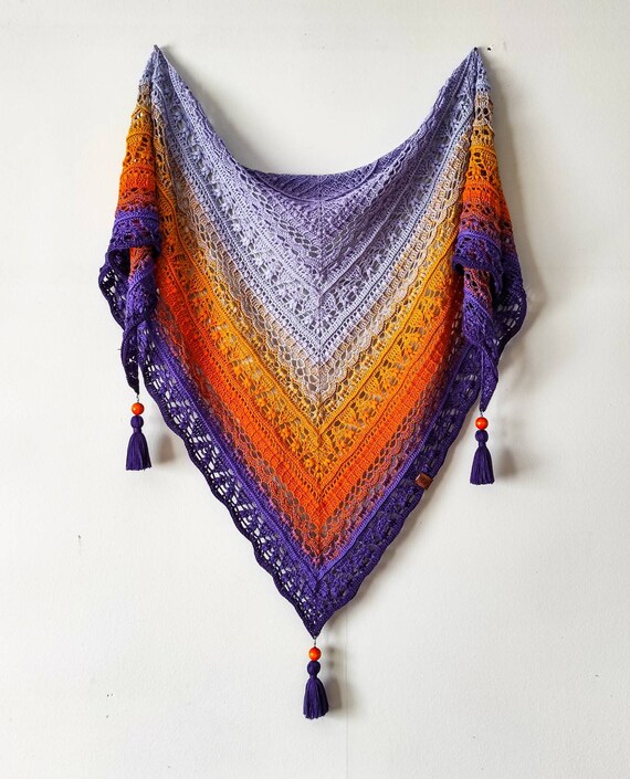 Arcadia Shawl PDF Crochet Pattern - Etsy