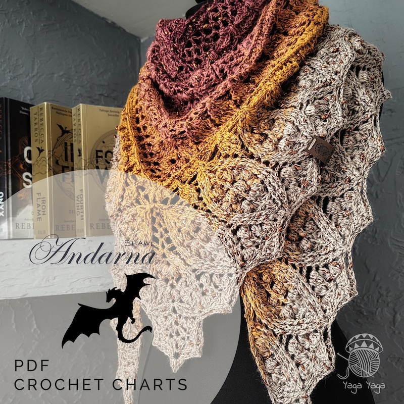 Dragon Shawl Pattern - Etsy