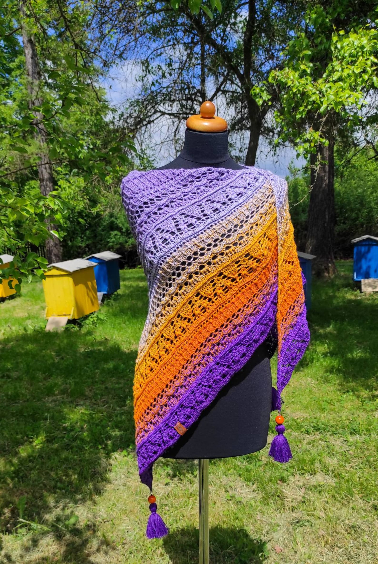 Arcadia Shawl PDF Crochet Pattern - Etsy