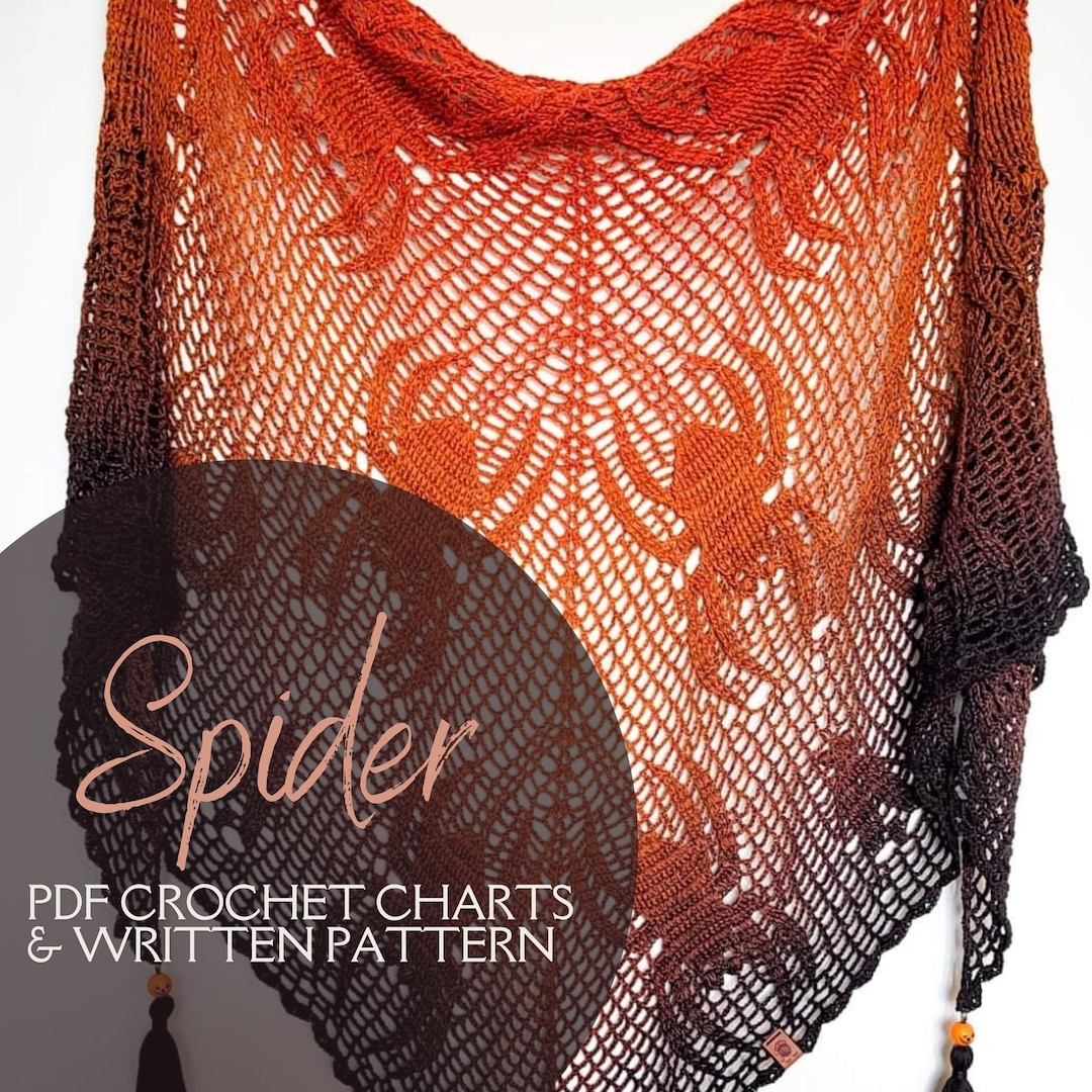 Spider Shawl English Version - Etsy