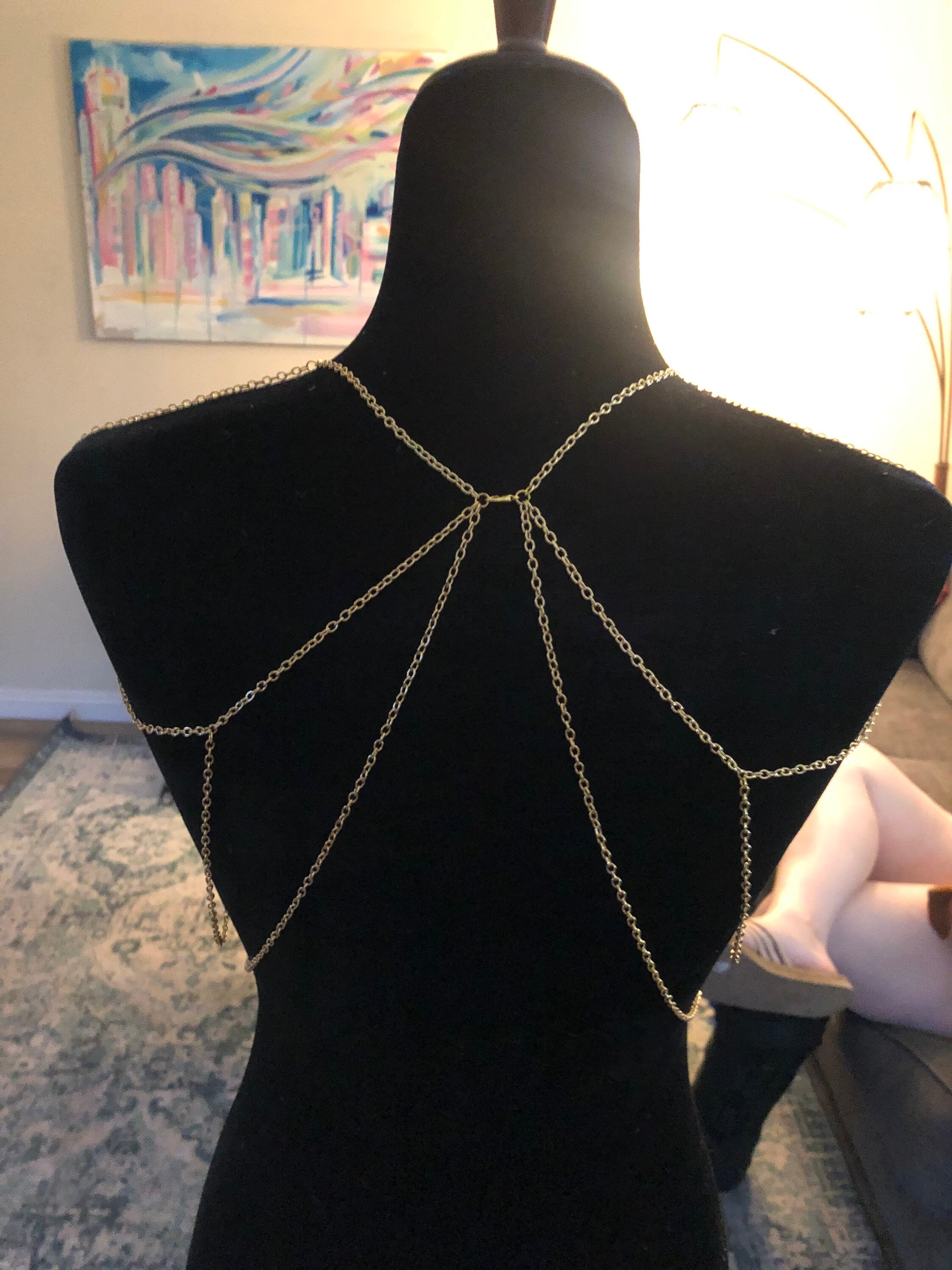 The “lia” Body & Shoulder Chain - Festival, Rave, and Special Occasion ...