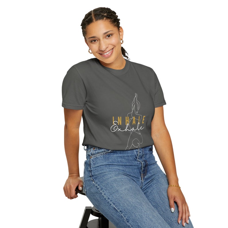 Inhale Exhale Shirt Yoga Shirt Meditation Shirt Cool Yoga Shirt ...