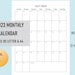 Printable 2023 Monthly Calendar Portrait Orientation, Simple Blank ...