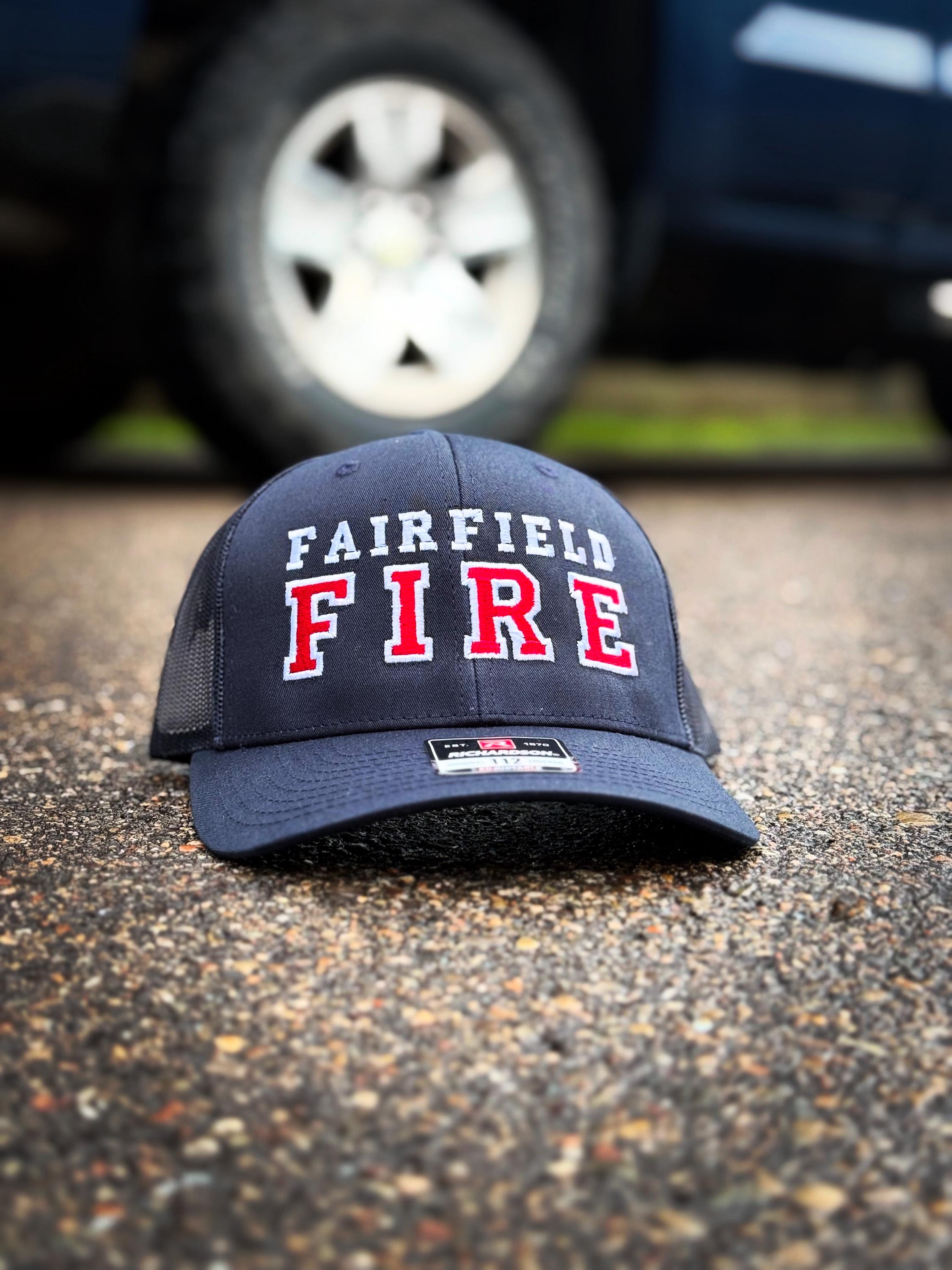 Fire Fighter Hats- Embroidered - Etsy