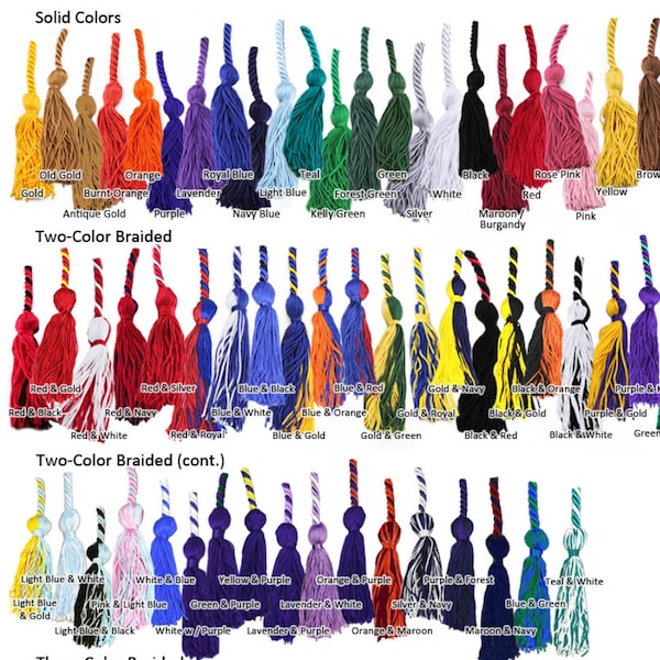 Graduation Cords - Etsy