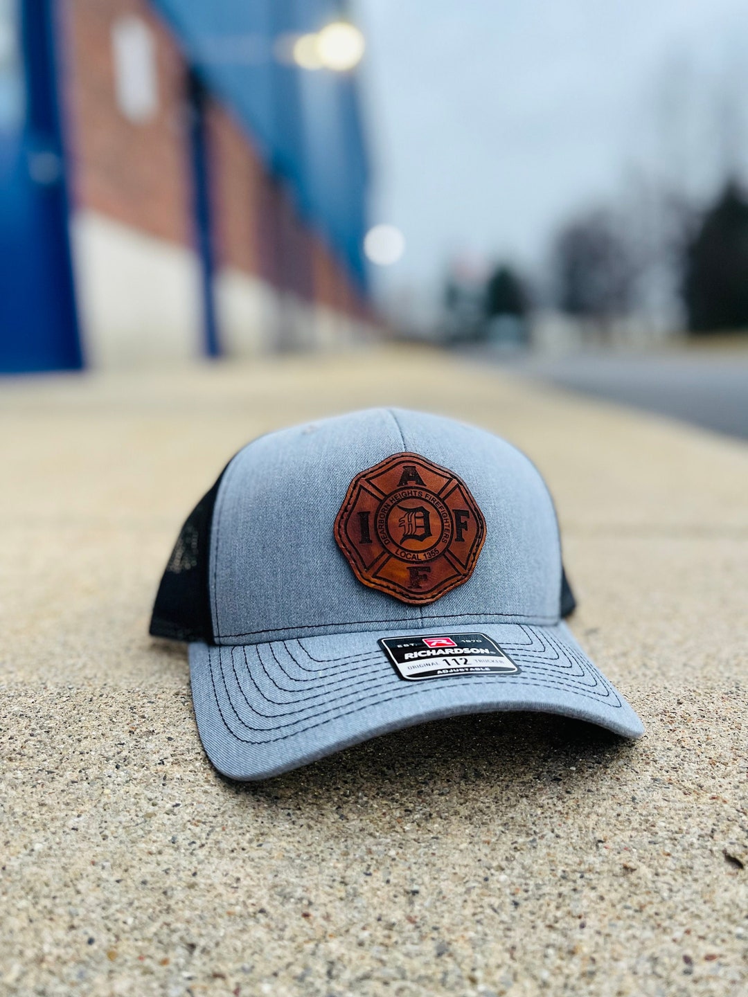 Fire Fighter Leather Patch Hats - Etsy