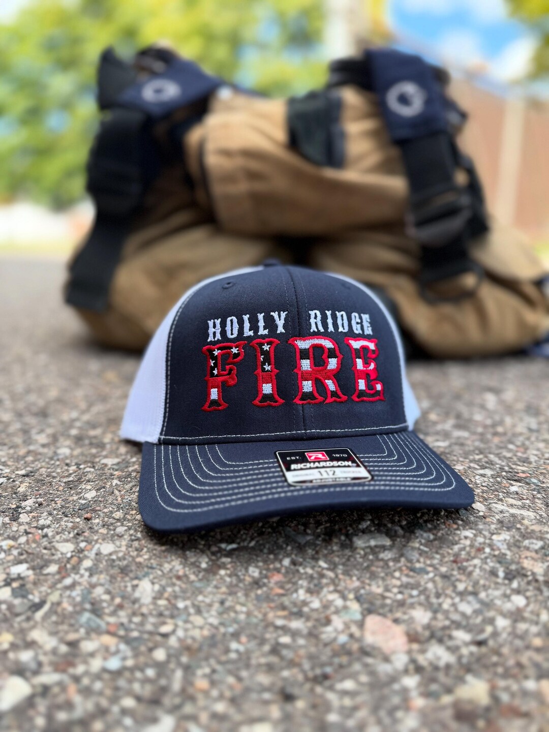 Fire Fighter Thin Red Line Flag Hats - Etsy