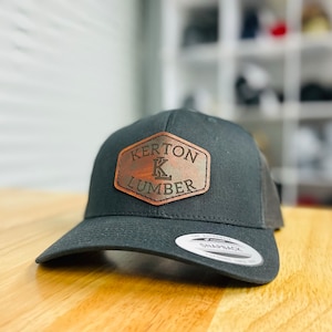 Leather Patch Hats - Etsy