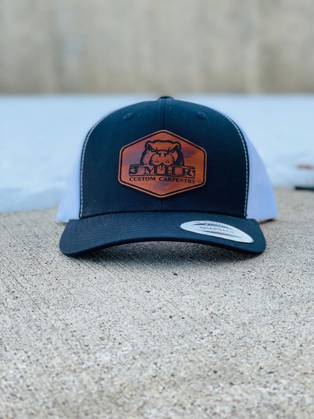 Leather Patch Hats - Etsy