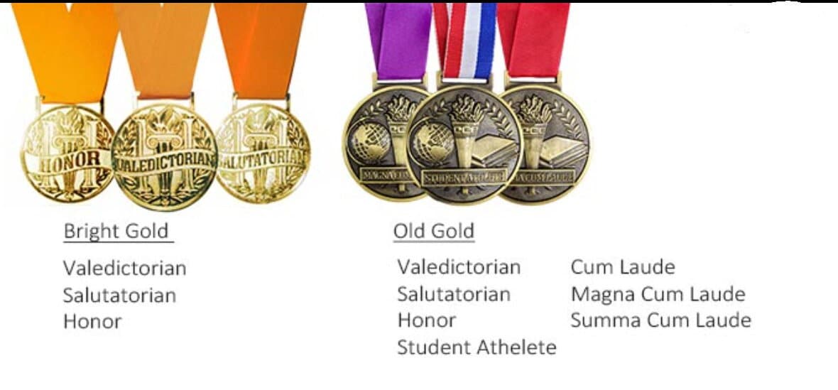 Graduation Honor Medallion / Medals - Etsy