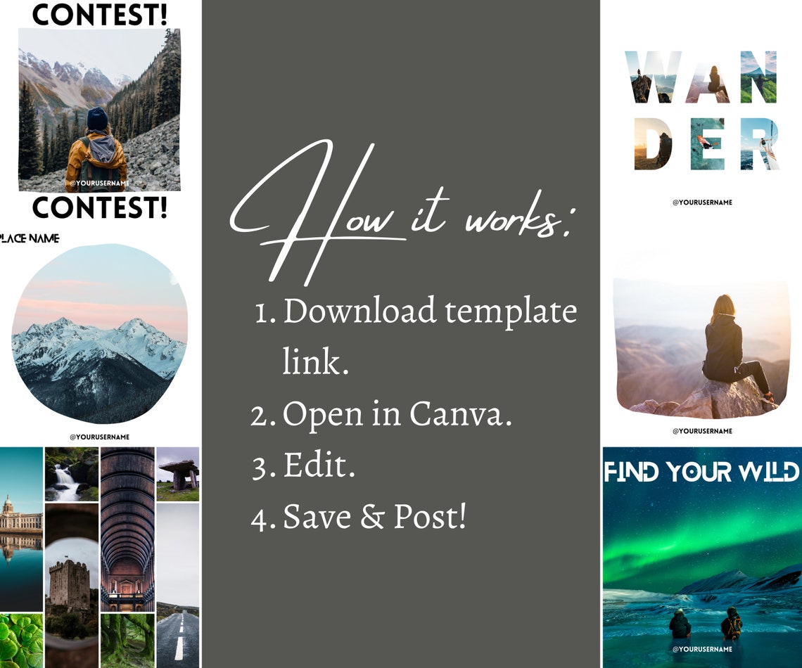 LIGHT OUTDOOR TEMPLATE | Outdoor/travel/adventure-theme Instagram ...