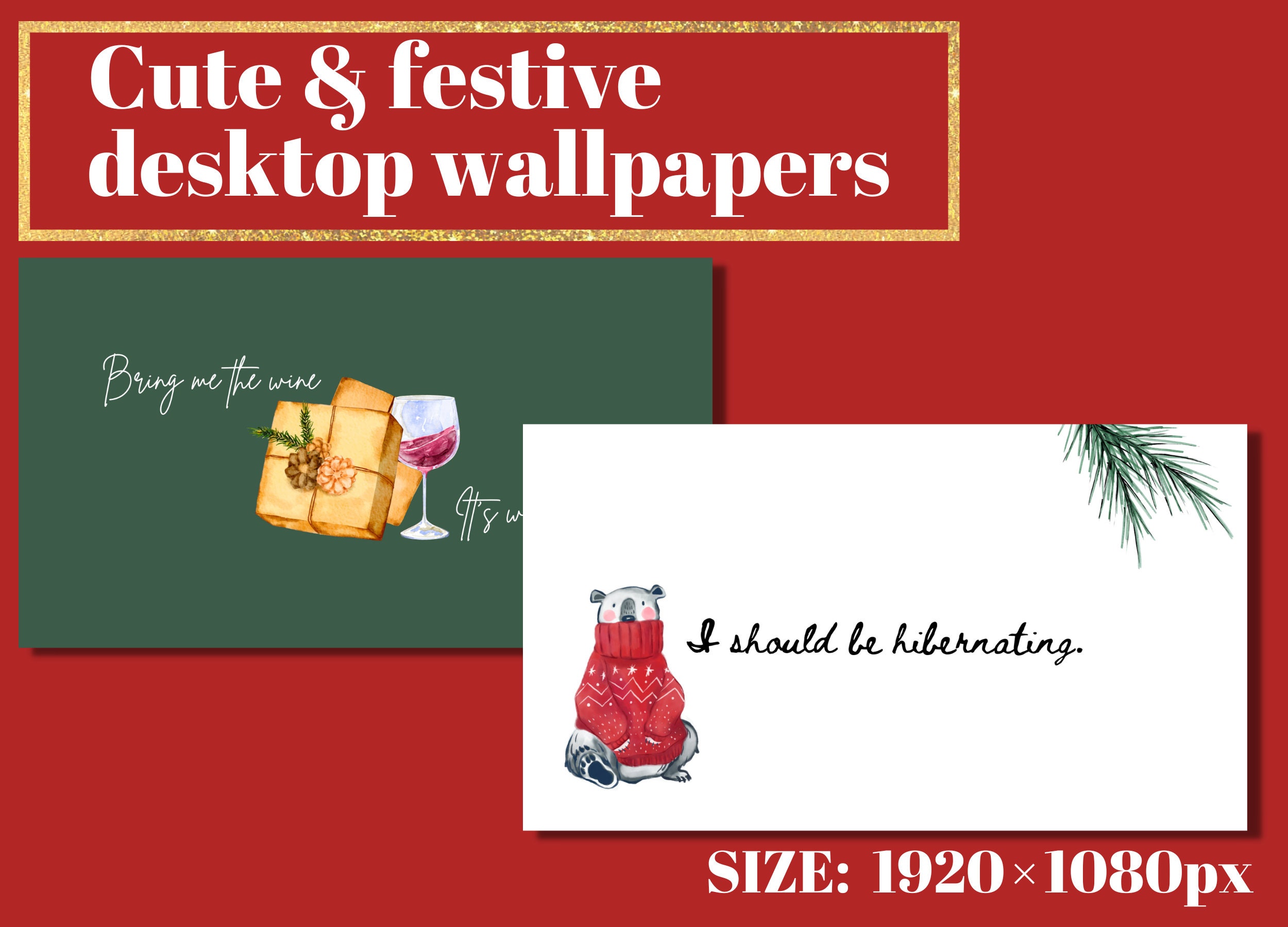 10 CHRISTMAS DESKTOP WALLPAPERS Christmas-themed Cute Computer ...