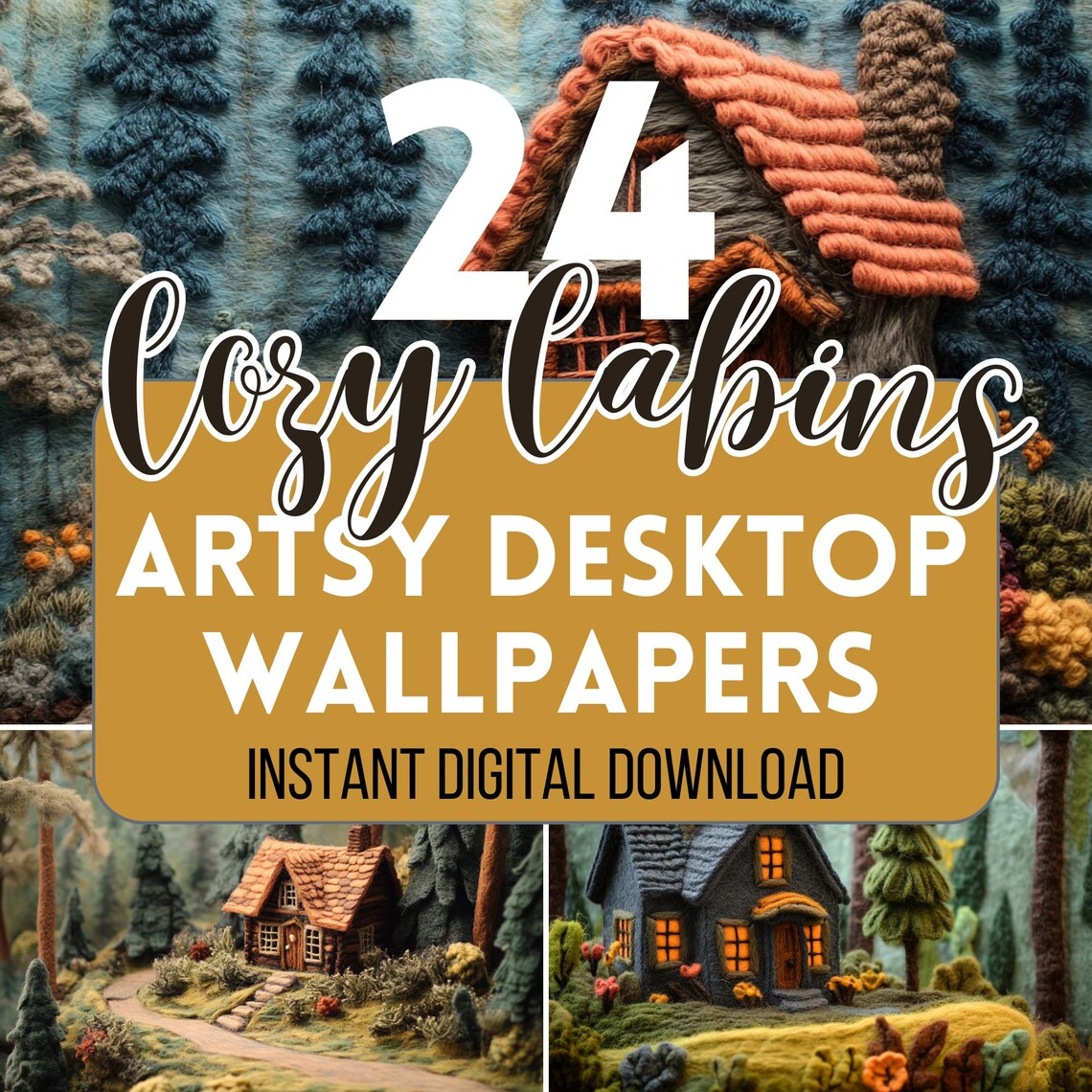 24 Cute & Cozy Felt Forest Scene Wallpapers [4k UPDATE] - Felt Artwork ...