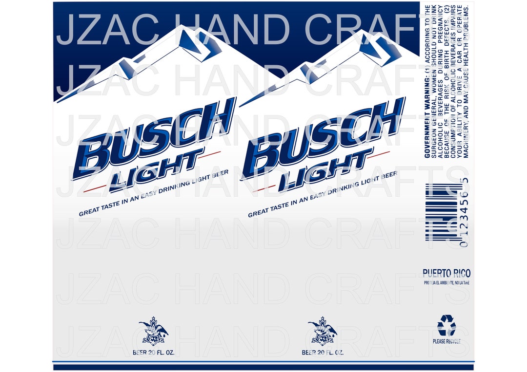 Busch Light Beer - Etsy