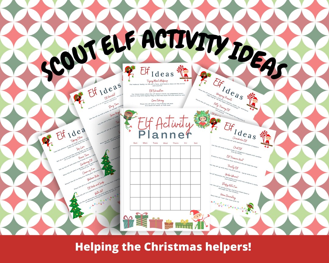 Christmas Elf Activity Ideas - Etsy
