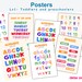 Classroom Printable Posters Colors Numbers Alphabet Days of the Week ...