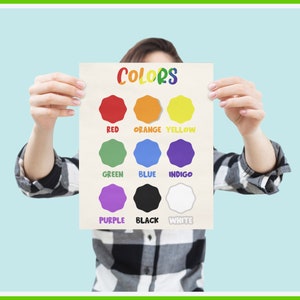 Classroom Printable Posters Colors Numbers Alphabet Days of the Week ...