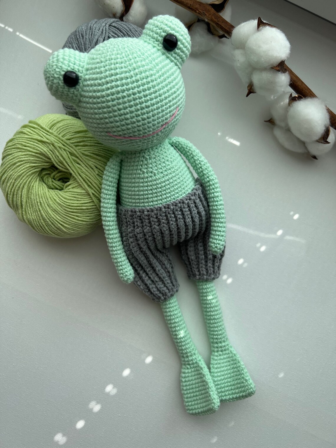 PDF Frankie the Froggie/dowloadable Frog Crochet Pattern in English ...