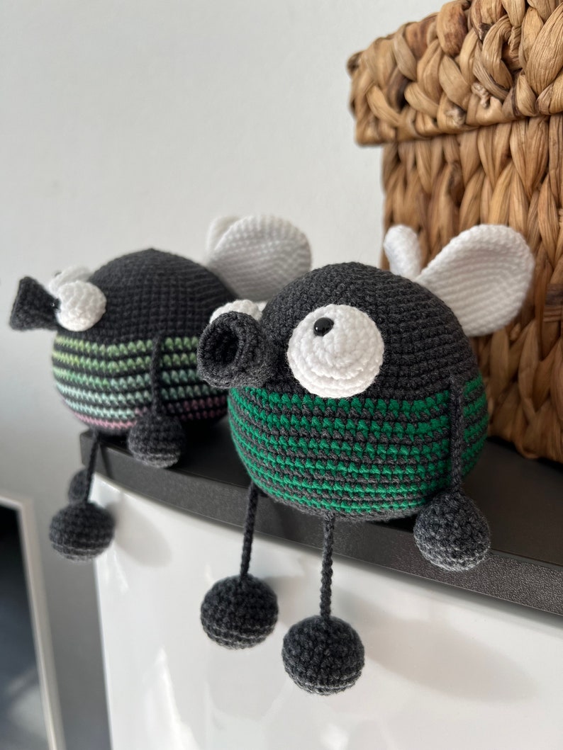 PDF Crazy Fly/ Downloadable Crochet Pattern in English, Amigurumi - Etsy
