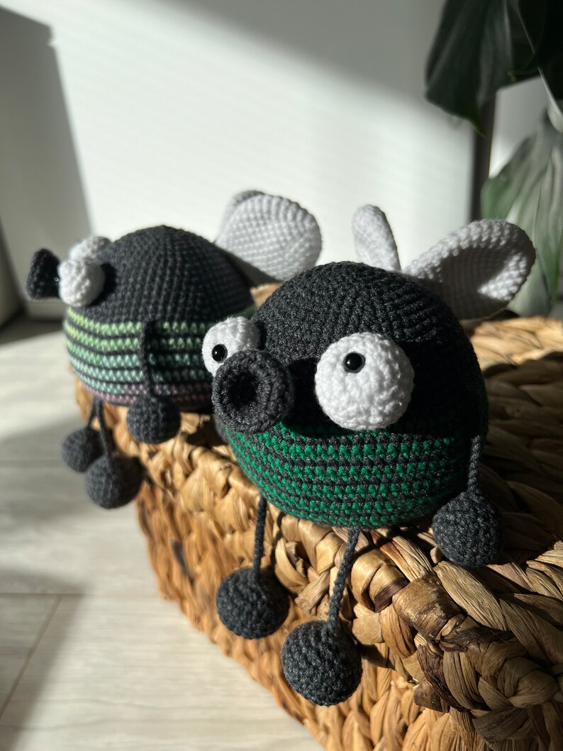 PDF Crazy Fly/ Downloadable Crochet Pattern in English, Amigurumi - Etsy