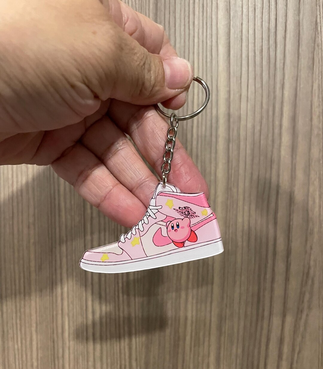 Kirby Shoe Keychain - Etsy